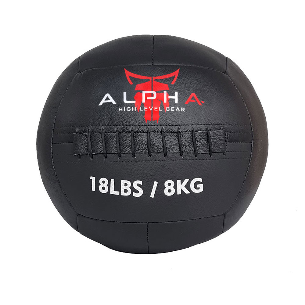 Wall Ball Couro Legítimo 2.0 de 12 lbs (5kg) – Wallball, Medicine Ball ...